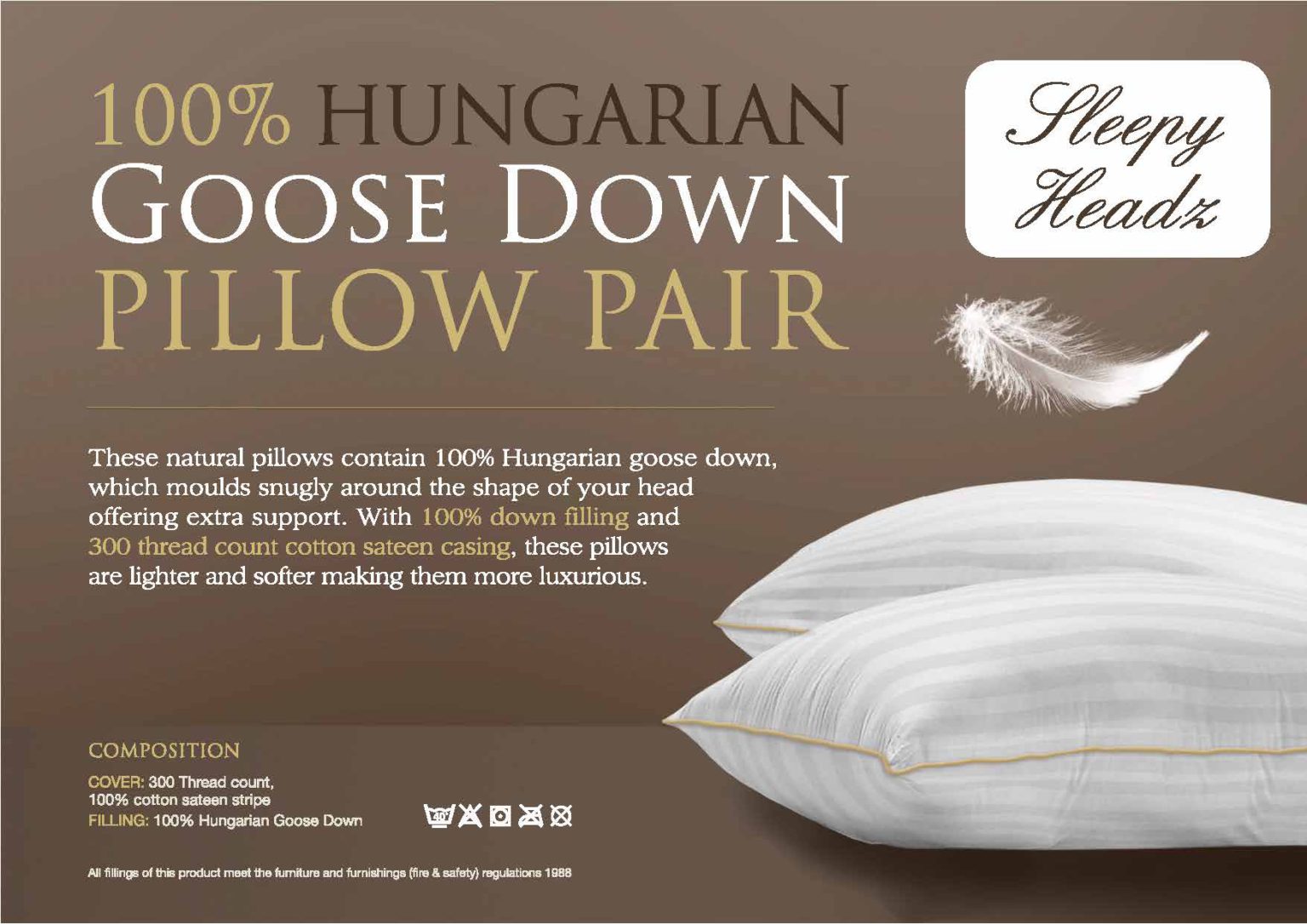 HUNGARIAN GOOSE DOWN 13.5 TOG WINTER WEIGHT DUVET